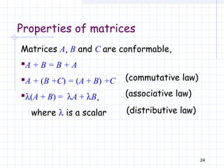 Matrix and Determinants | PPT