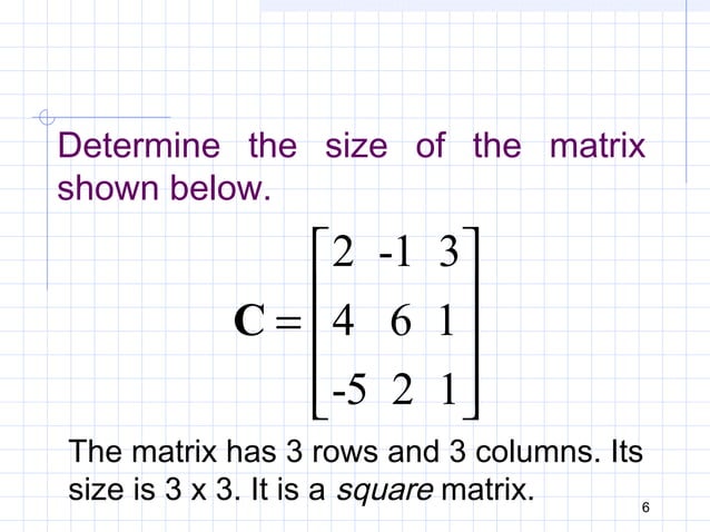 Matrix and Determinants | PPT | Physics | Science