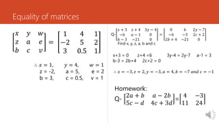 Matrices and determinants Part -1 | PPT