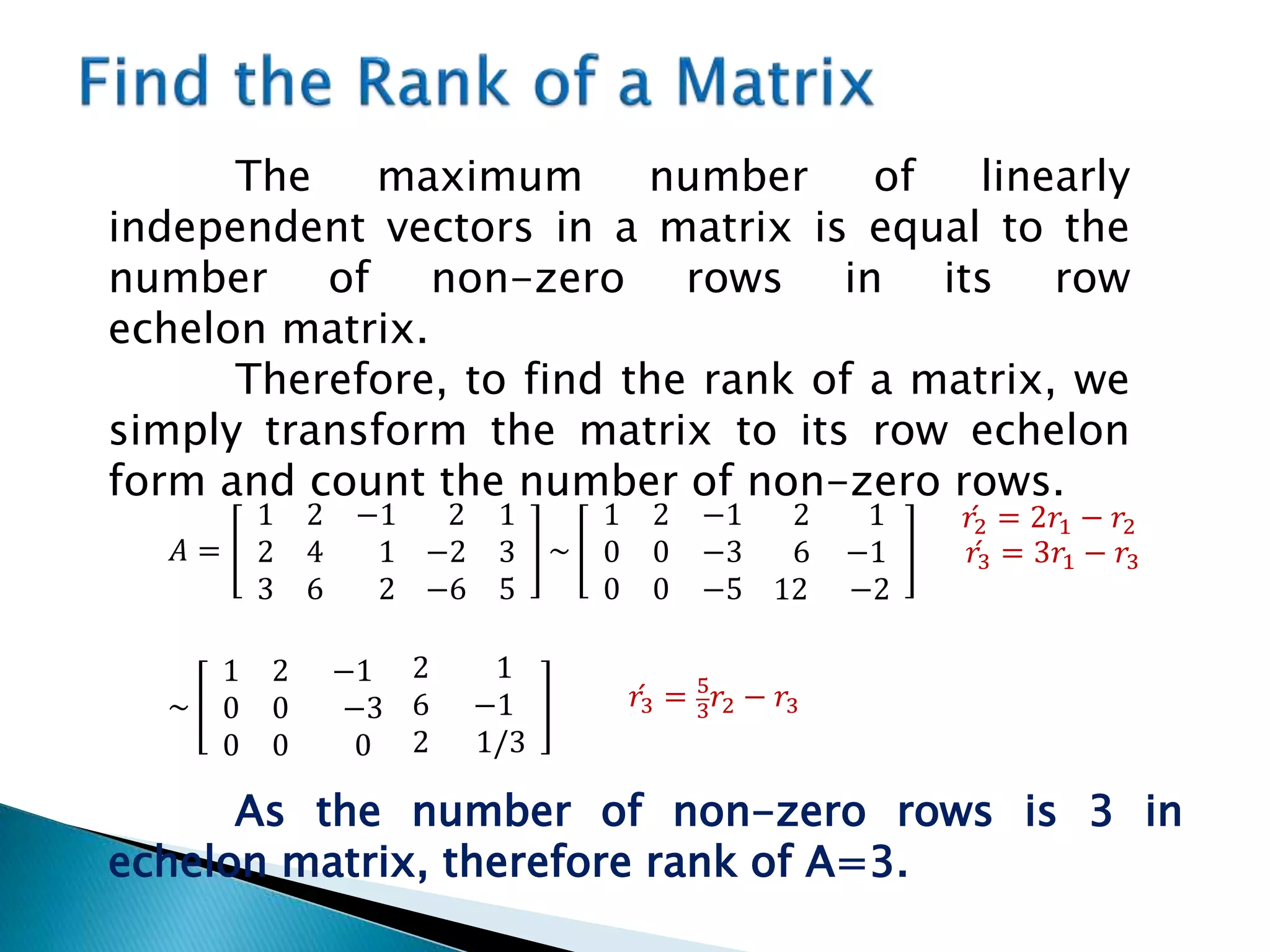 Matrix -definition and basic | PPT