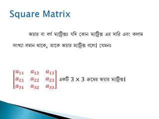 Matrix -definition and basic | PPT