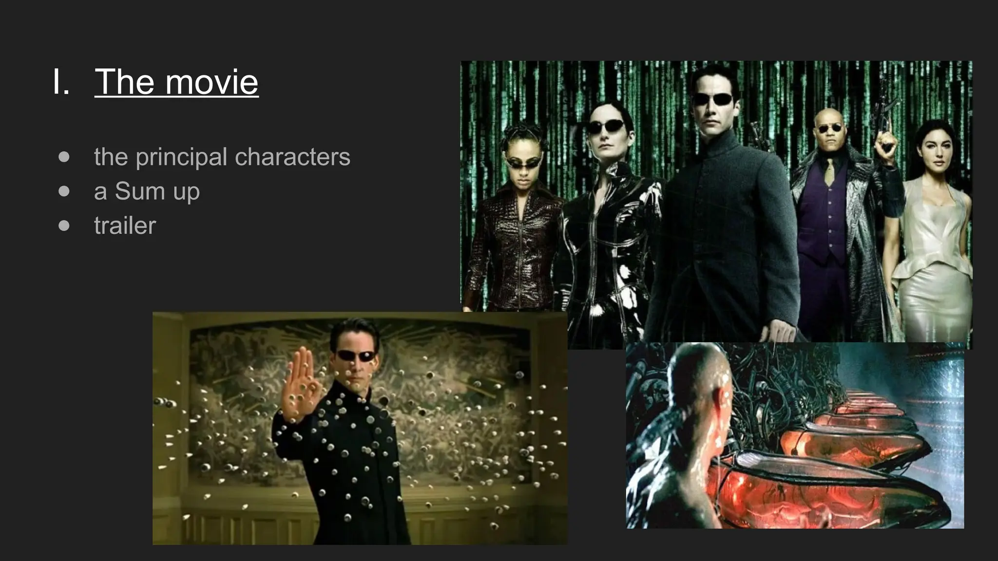 Matrix presentation, parallele avec la cave du grand Platon .pptx