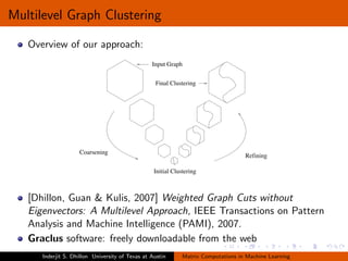 Matrix Computations in Machine Learning | PDF