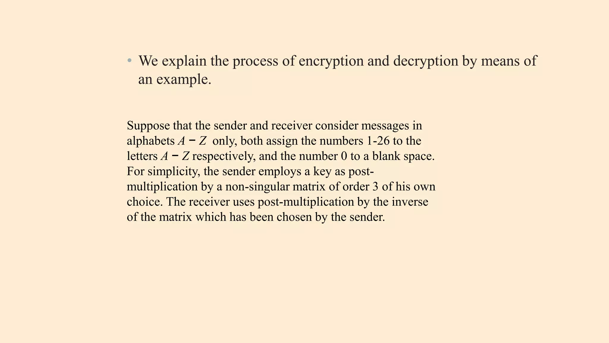Matrix Cryptography 1 Pptx