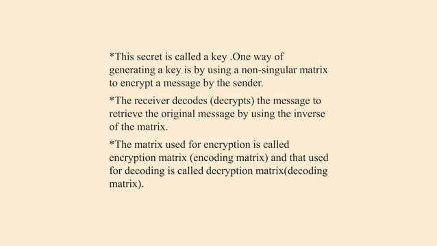 Matrix Cryptography 1 Pptx