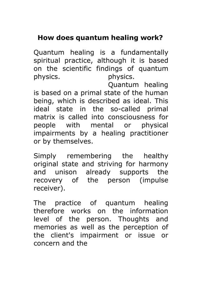 Matrix-Energetics-Quantum Methods English Version | PDF