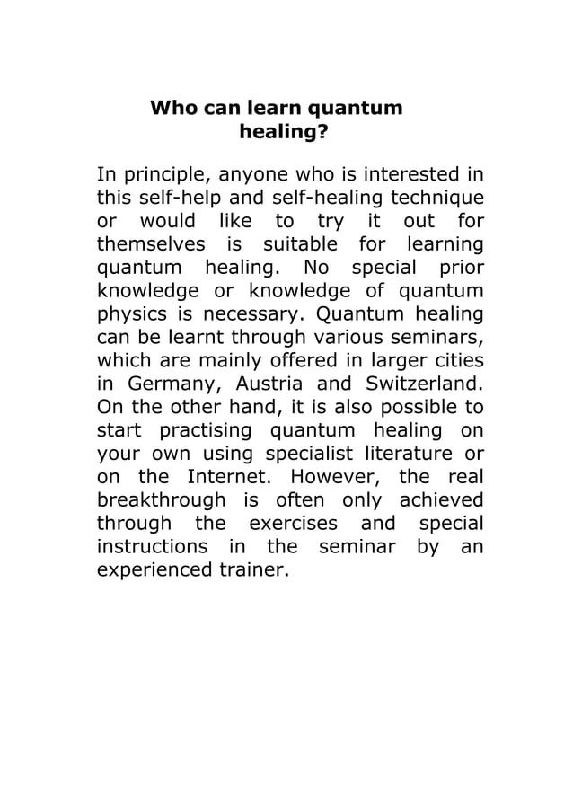 Matrix-Energetics-Quantum Methods English Version | PDF