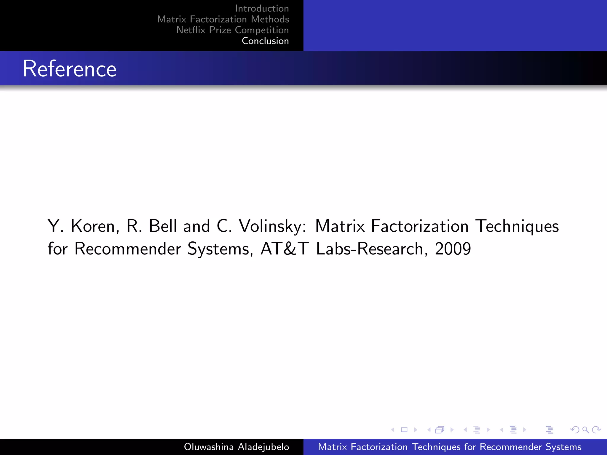 Matrix Factorization Technique For Recommender Systems Pdf