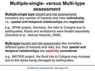 Multi-hazard and multi-risk assessment methods for Europe: the MATRIX ...