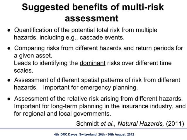 Multi-hazard and multi-risk assessment methods for Europe: the MATRIX ...