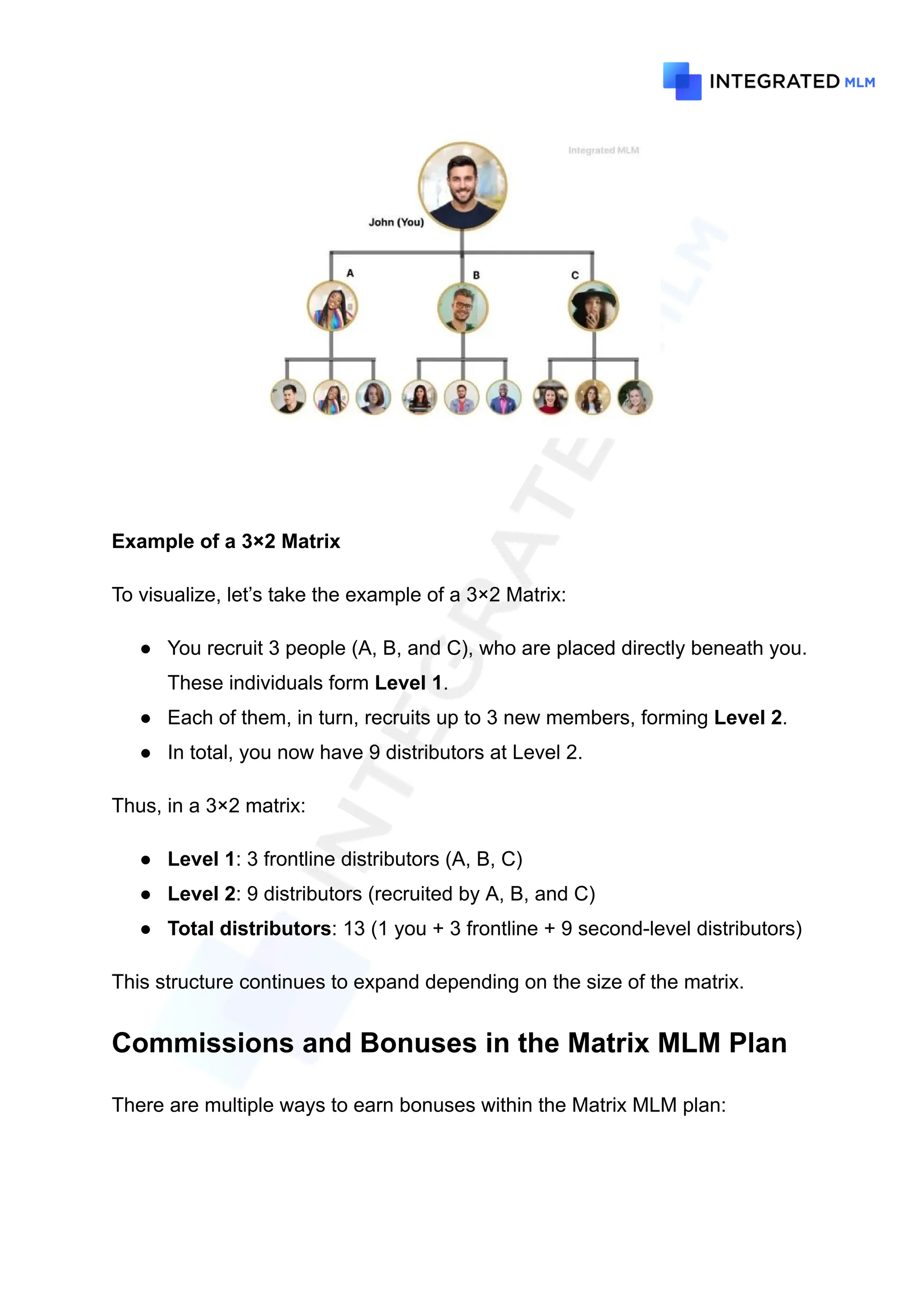 Matrix MLM Compensation Plan Guide: Unlocking the global benefits of the Matrix MLM | PDF