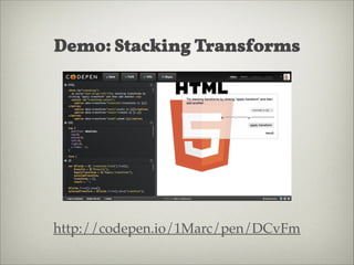 CSS/SVG Matrix Transforms | PPT