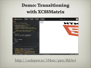 CSS/SVG Matrix Transforms | PPT | Free Download