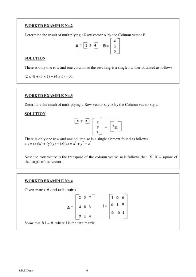 Introduction To Matrix