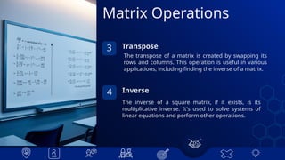 matrix mathmatics information technology .pptx