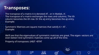 matrix mathmatics information technology .pptx