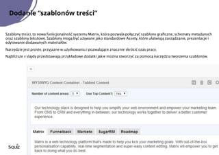 CMS Squiz Matrix 5.3 - nowe funkcjonalności | PDF