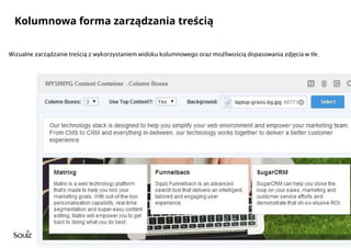 CMS Squiz Matrix 5.3 - nowe funkcjonalności | PDF