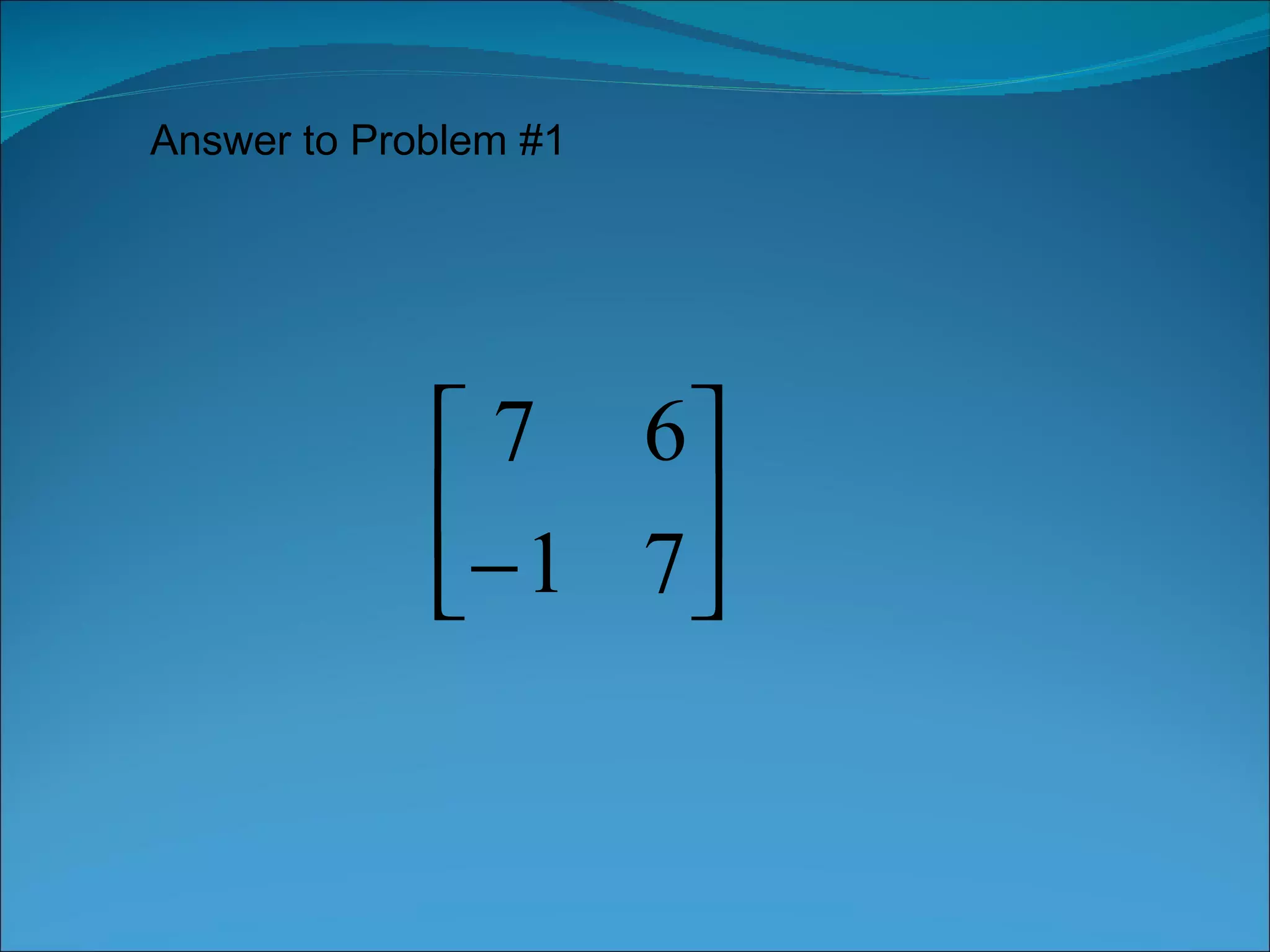 Matrix Addtion and Subtraction Basics | PPT