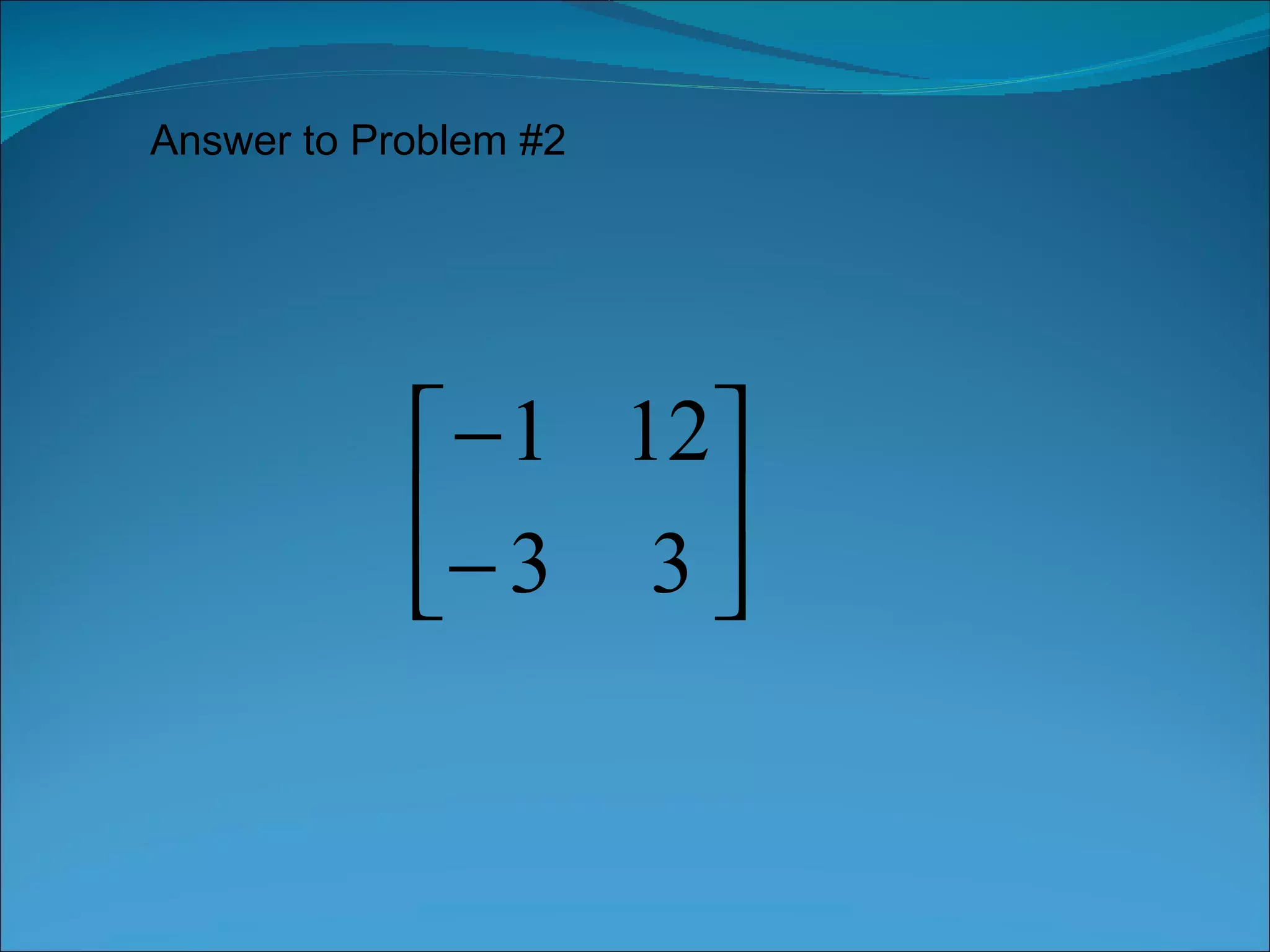 Matrix Addtion and Subtraction Basics | PPT