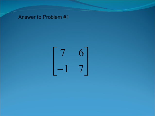 Matrix Addtion and Subtraction Basics | PPT