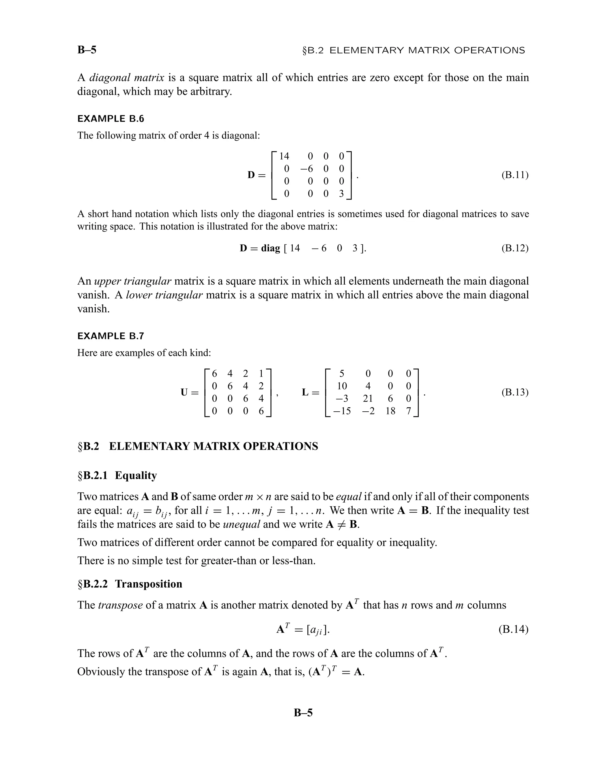 Matrix algebra | PDF