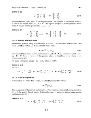 Matrix algebra | PDF