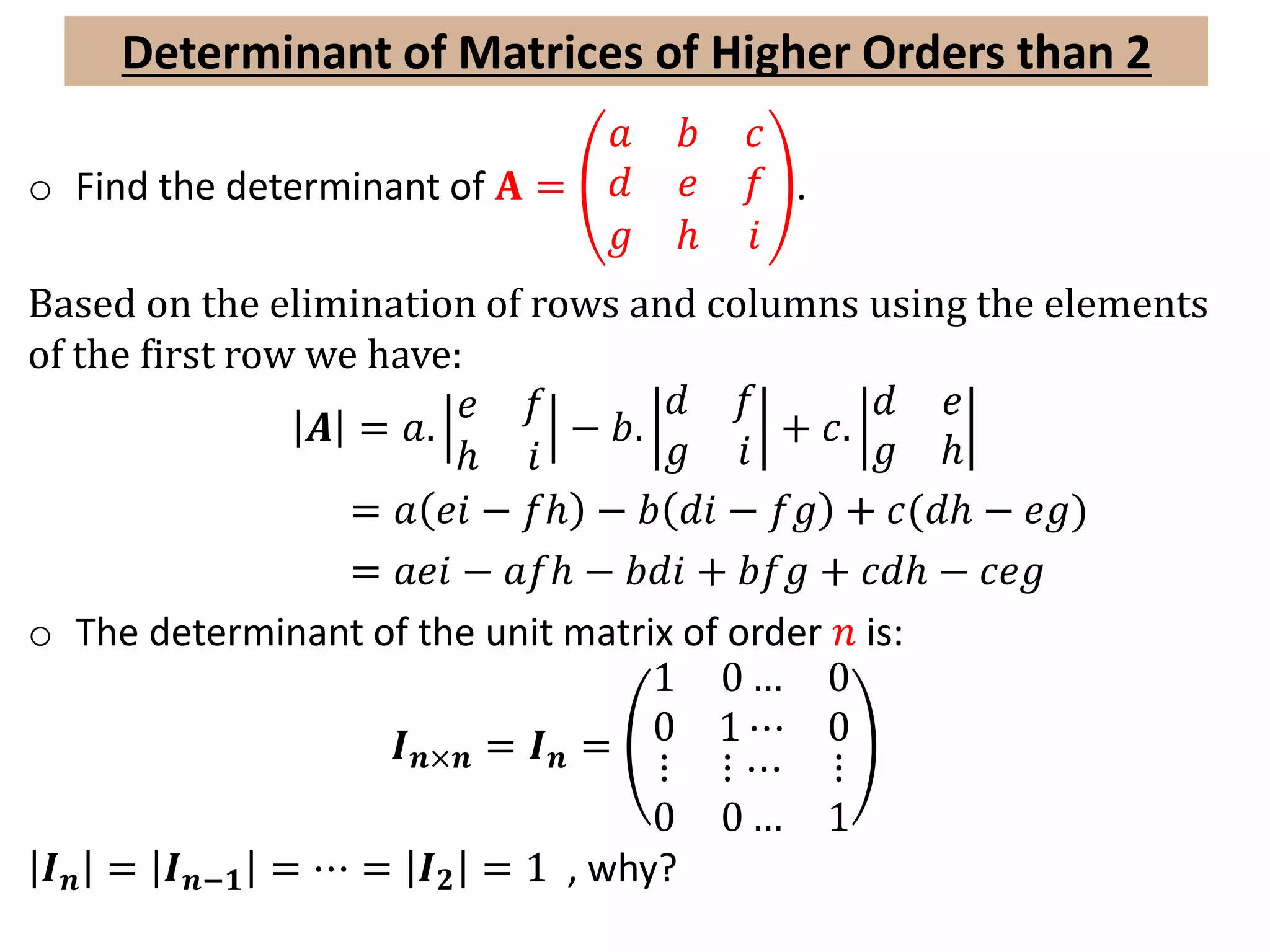 Matrix algebra | PDF