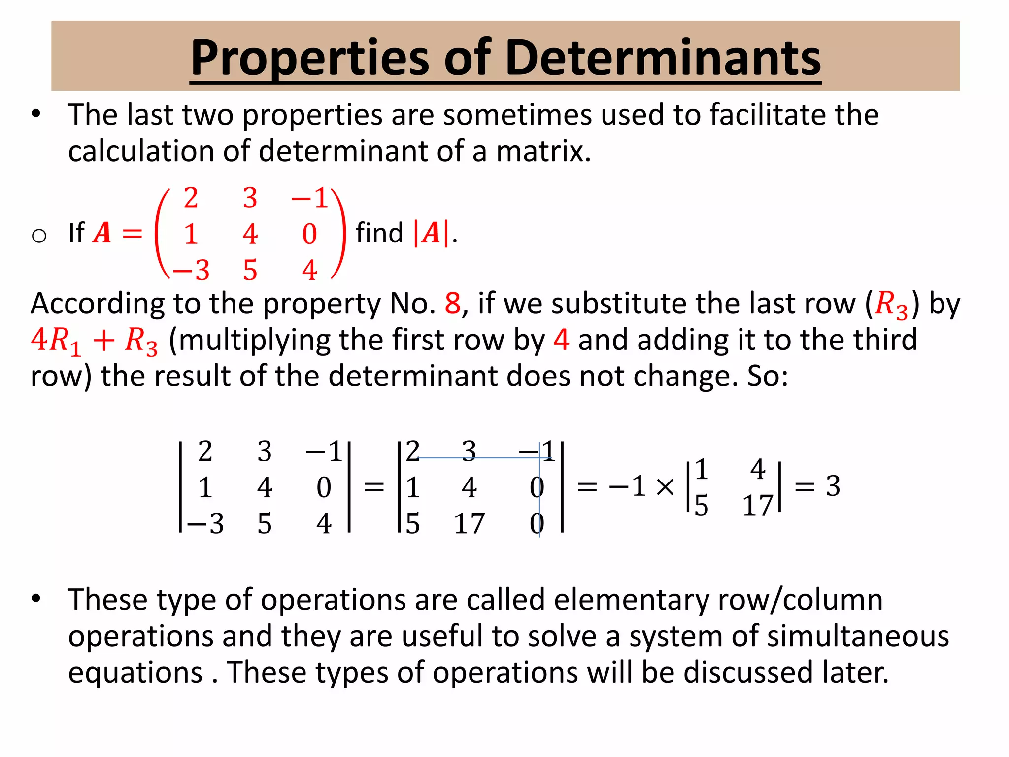 Matrix algebra | PDF