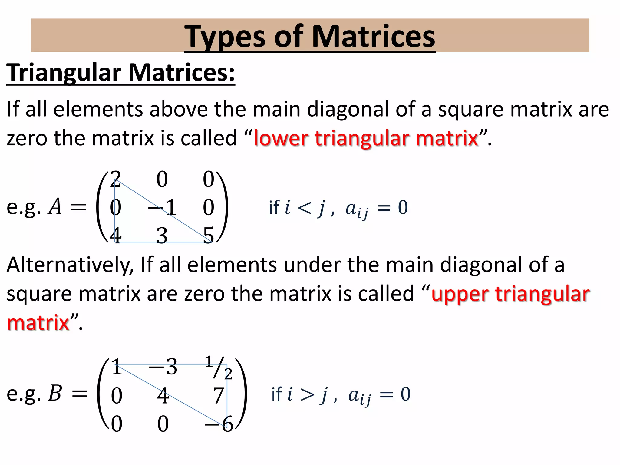 Matrix algebra | PDF