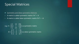 GATE Preparation : Matrix Algebra | PPTX