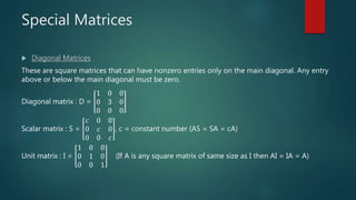 GATE Preparation : Matrix Algebra | PPTX | Physics | Science