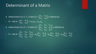GATE Preparation : Matrix Algebra | PPTX | Physics | Science