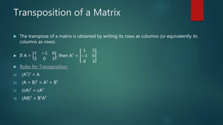 GATE Preparation : Matrix Algebra | PPTX | Physics | Science
