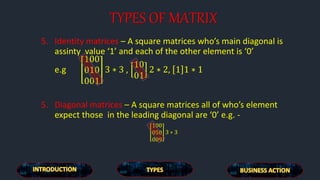 Matrix and it's application | PPTX