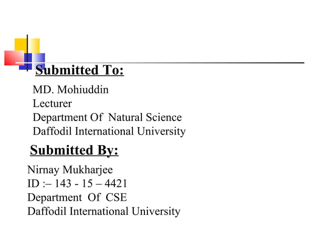 Matrix and its operation (addition, subtraction, multiplication) | PPT