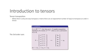 Matrix and Tensor Tools for Computer Vision | PDF