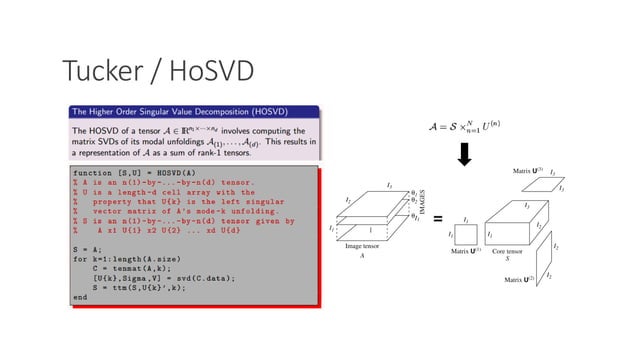 Matrix and Tensor Tools for Computer Vision | PPT