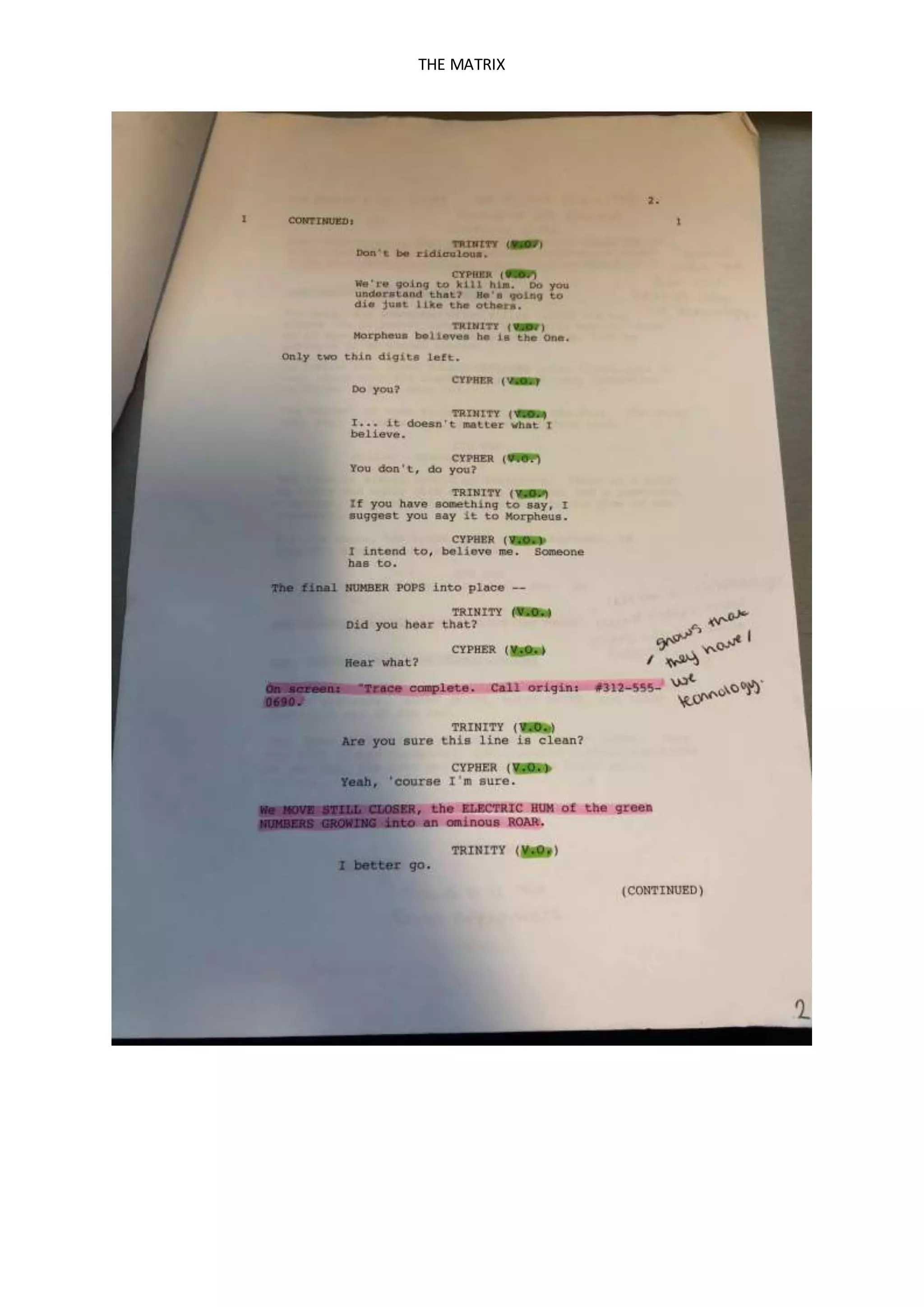 Matrix annotations | PDF