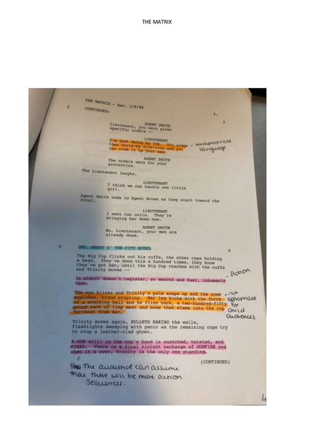 Matrix annotations | PDF