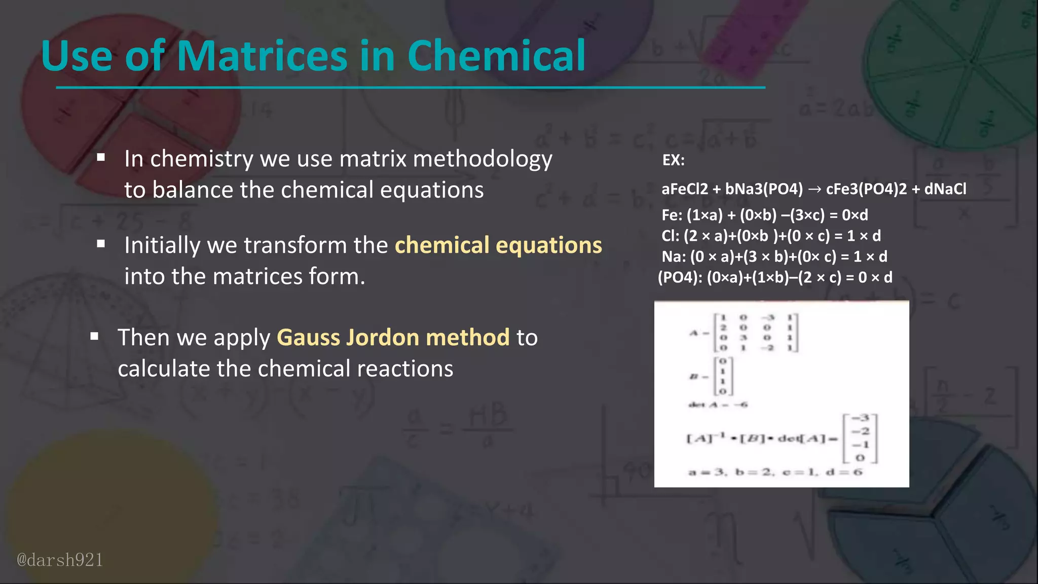 Application of matrices in real life and matrix | PPTX