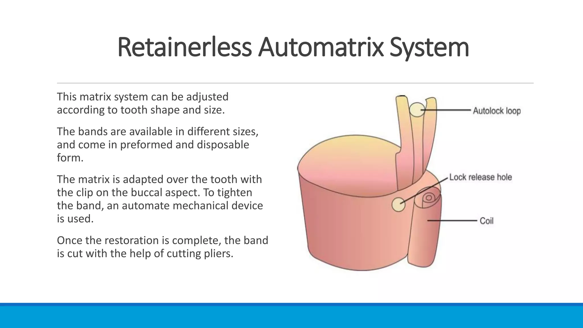 Matricing & Tooth Separation | PDF