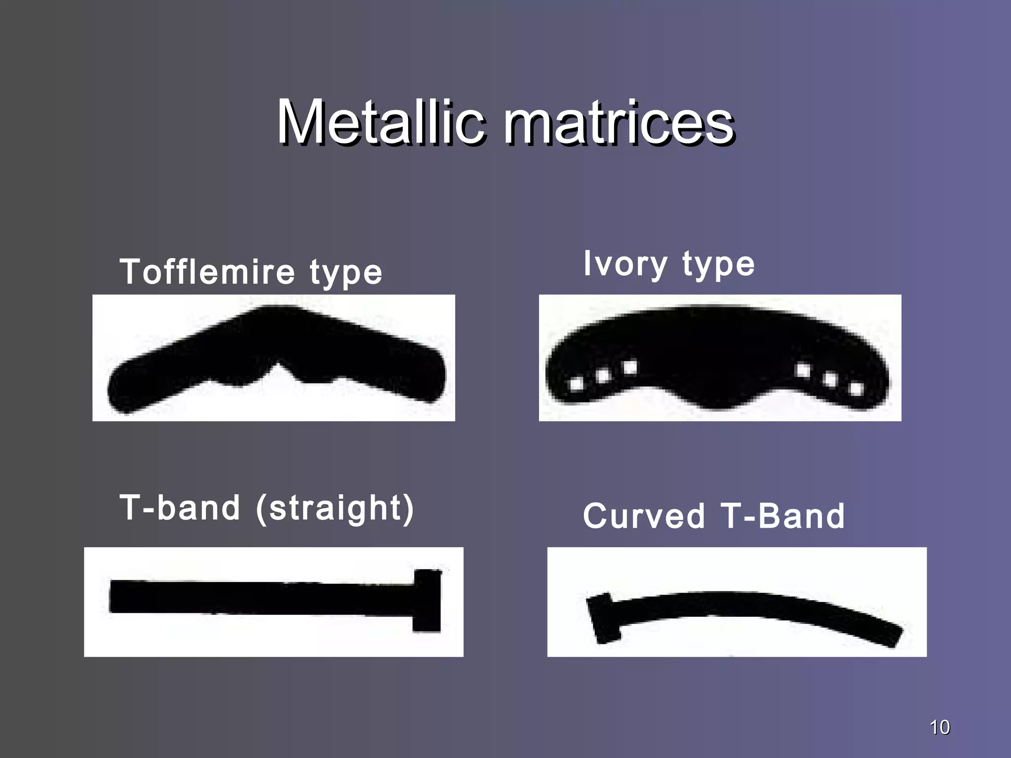 Matrix bands | PPT