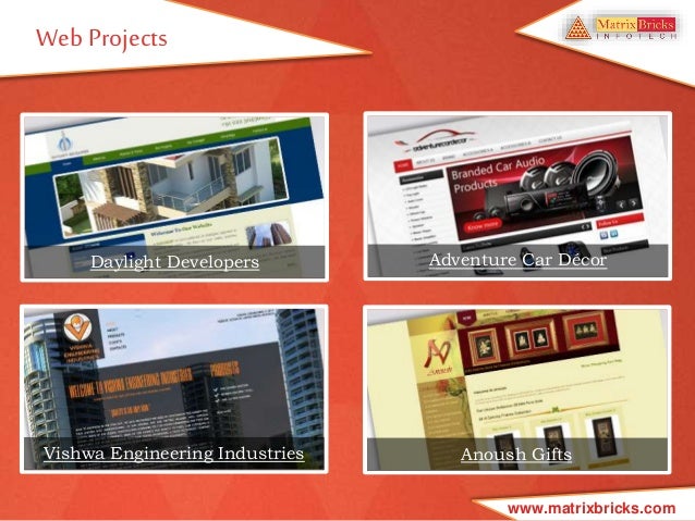 Introducing Matrix Bricks Infotech- Company Presentation -website des…