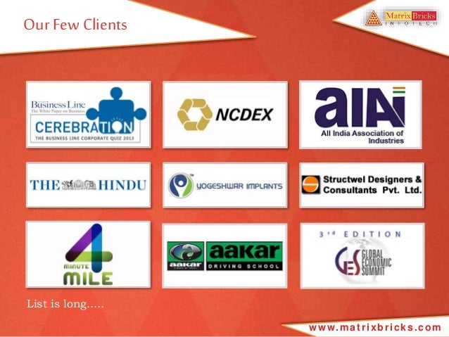 Introducing Matrix Bricks Infotech- Company Presentation -website des…