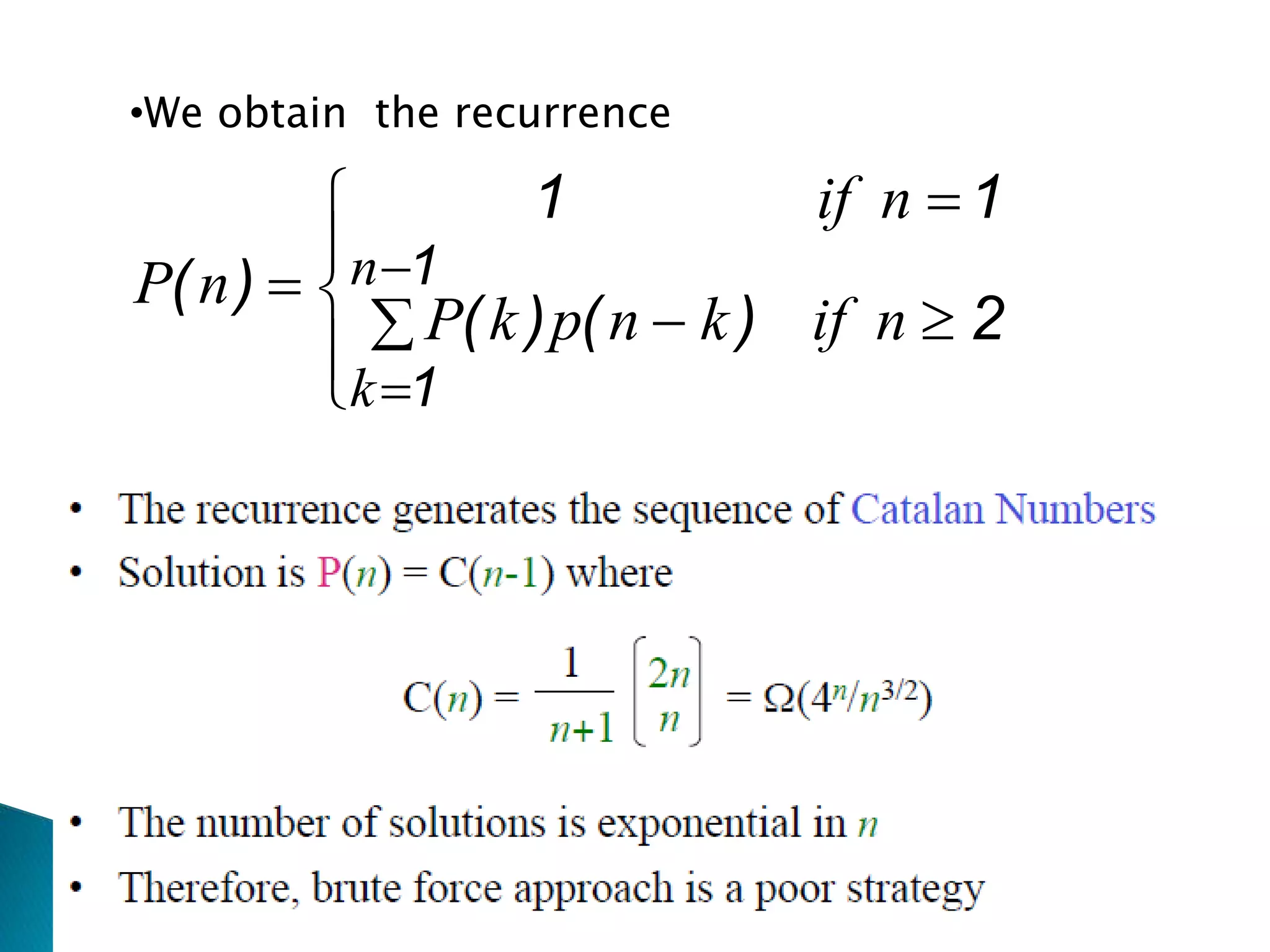 Matrix chain multiplication | PPT