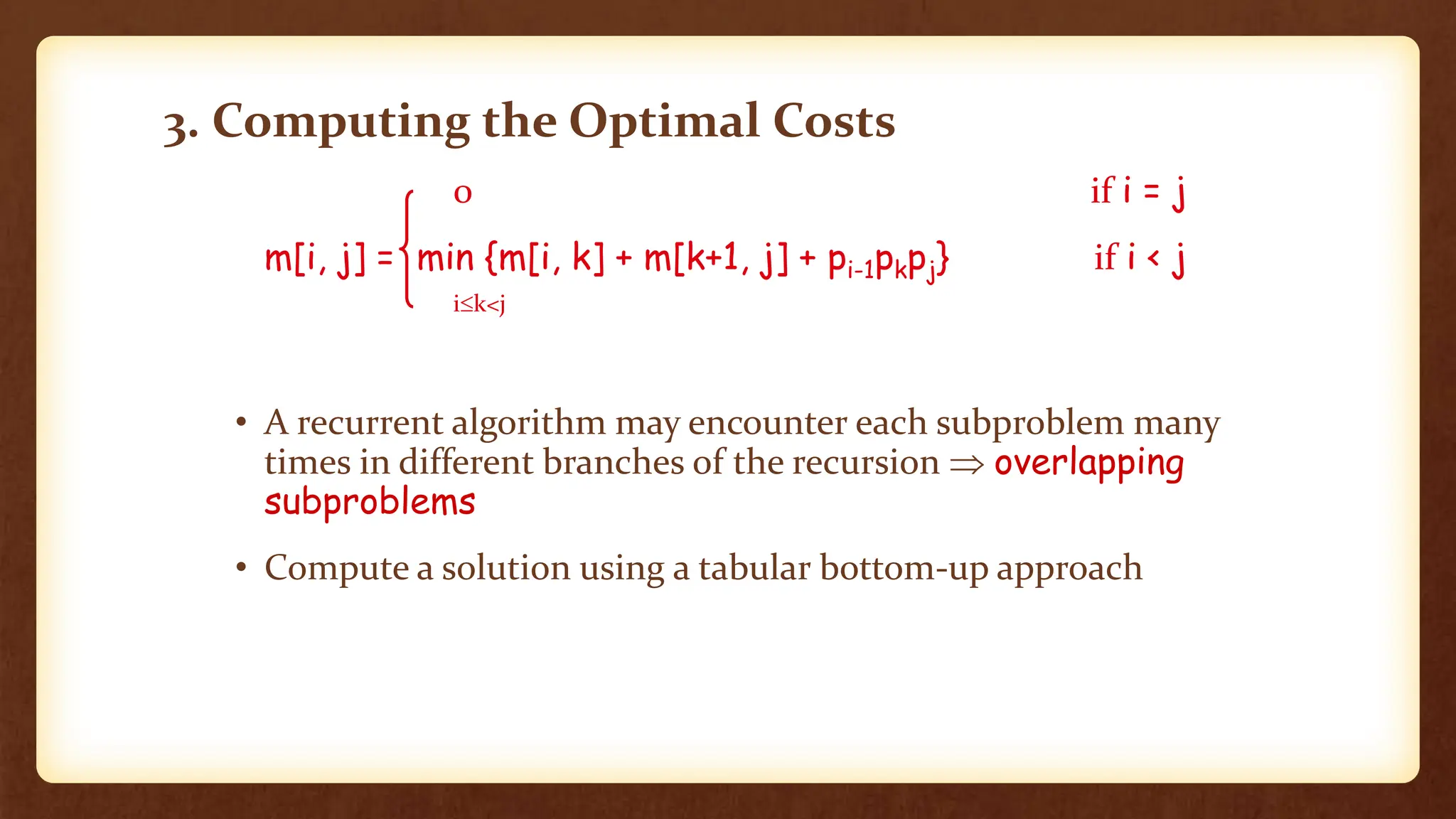 Matrix chain multiplication in design analysis of algorithm | PPTX