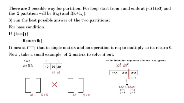 Matrix Chain Multiplication.pptx file pp | PPTX