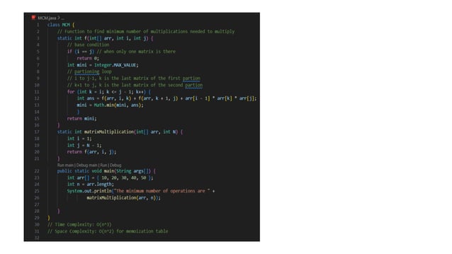 Matrix Chain Multiplication.pptx file pp | PPTX