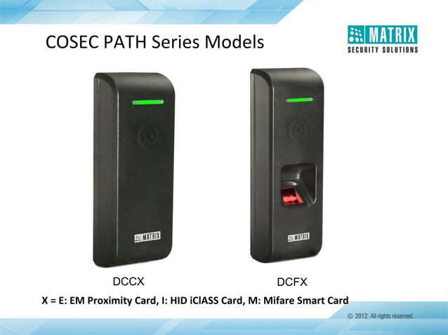 Matrix Security Solutions: COSEC - Access Control and Time-Attendance | PPT